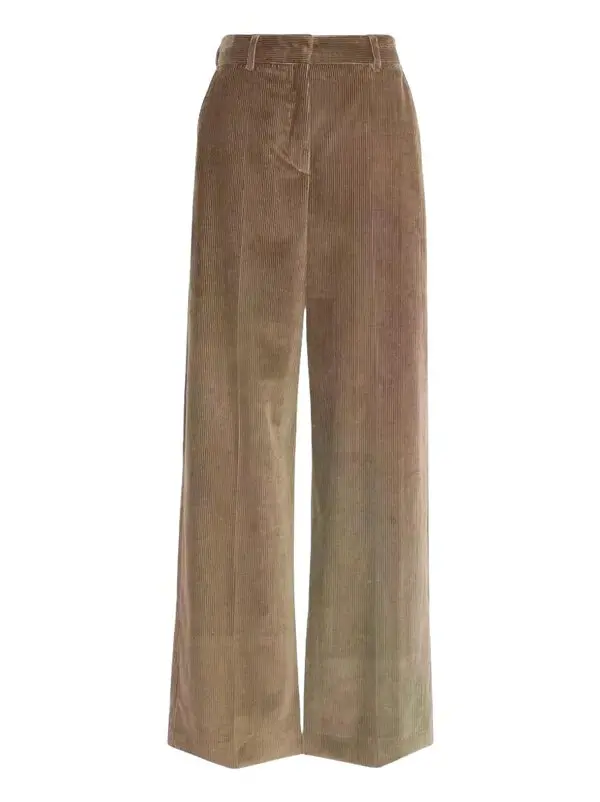 Max Mara Tania Corduroy Wide-leg Trousers - Brown
