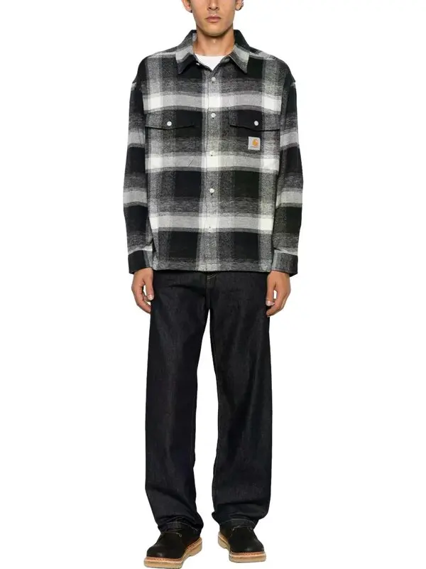 Carhartt Work In Progress Esterson Logo-patch Shirt - Blue