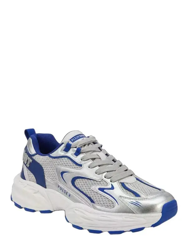 PLEIN SPORT The Pulse X Metallic Sneakers - Grey