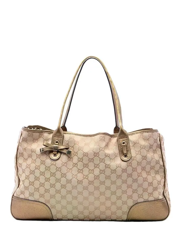 Gucci 2016-2026 Gg Canvas Princy Tote Bag - Neutrals