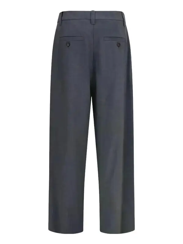 Brunello Cucinelli Monili-detail Tailored Trousers - Grey