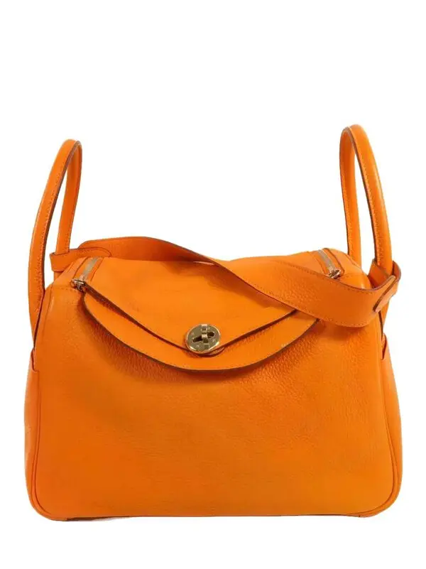 Hermès 30 Lindy Shoulder Bag - Orange