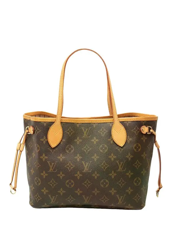 LOUIS VUITTON 2008 Monogram Neverfull Pm Tote Bag - Brown