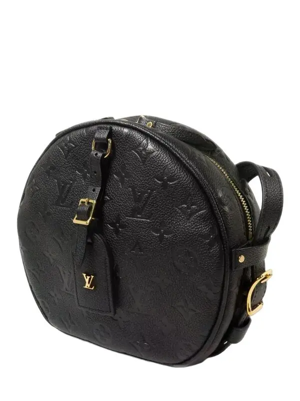 LOUIS VUITTON Mm Monogram Empreinte Boite Chapeau Souple Handbag - Black