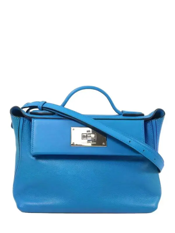 Hermès 2021 Mini 24/24 Shoulder Bag - Blue