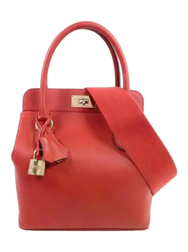 Hermès Tool Box 20 Tote Bag - Red