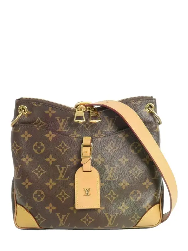 LOUIS VUITTON Monogram Odeon Pm Shoulder Bag - Brown