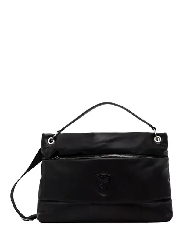 BLAUER. Logo-detail Shoulder Bag - Black