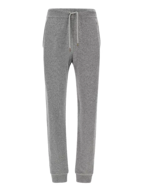 Balmain Logo-plaque Track Pants - Grey