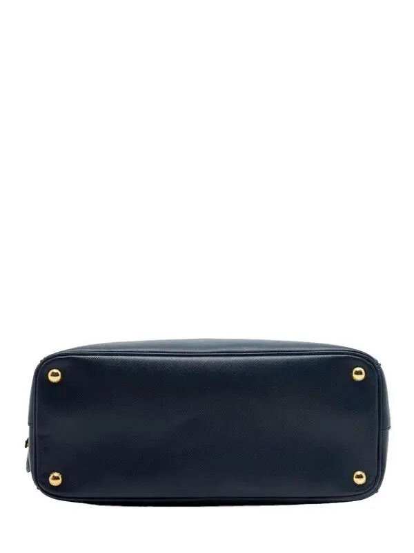 Prada 2012-2015 Saffiano Lux Parabole Tote Bag - Blue