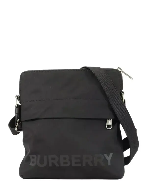 Burberry Logo-print Shoulder Bag - Black