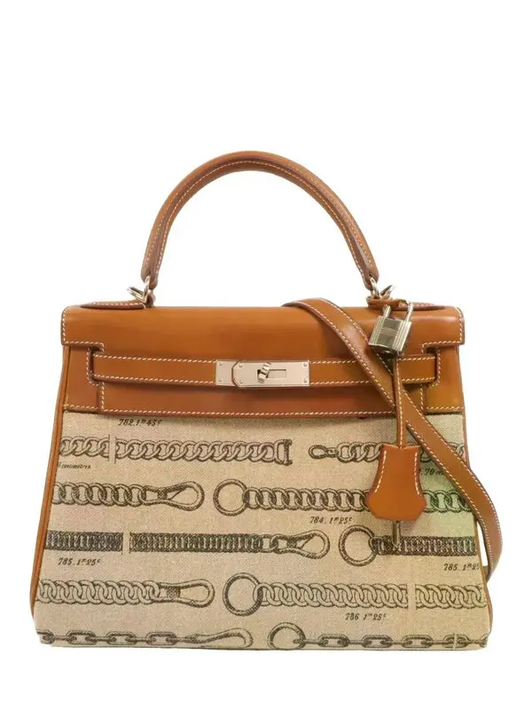 Hermès 2018 28 Kelly De Camp Dechainee Tote Bag - Brown