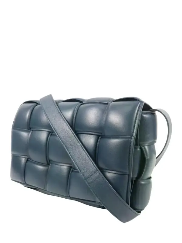 Bottega Veneta Cassette Padded Shoulder Bag - Blue