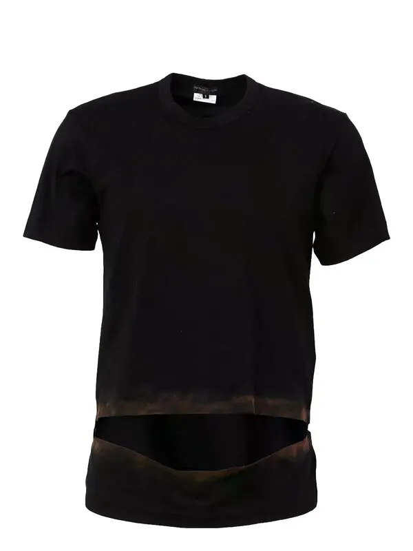 Comme Des Garçons Cut-out T-shirt - Black