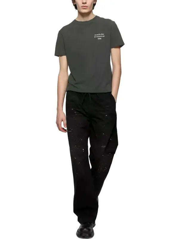 Acne Studios Logo-print T-shirt - Grey