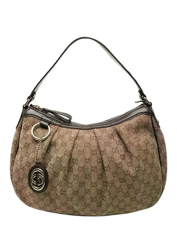 Gucci 2000-2015 Gg Canvas Sukey Shoulder Bag - Neutrals