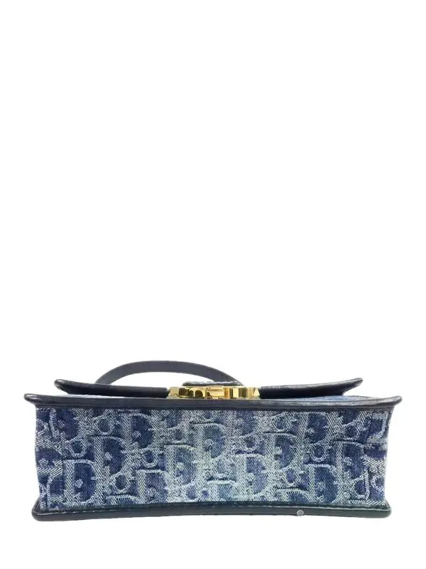 Dior 30 Montaigne East West Chain Shoulder Bag - Blue