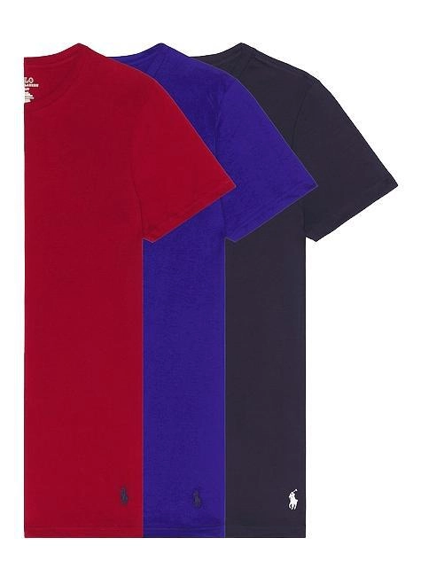 Polo Ralph Lauren Classic Fit Cotton 3 Pack Undershirt In . Also - Multi