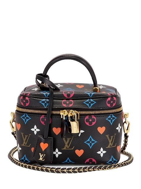 FWRD RENEW Louis Vuitton Limited Edition Game On Monogram Vanity Pm Handbag - Black