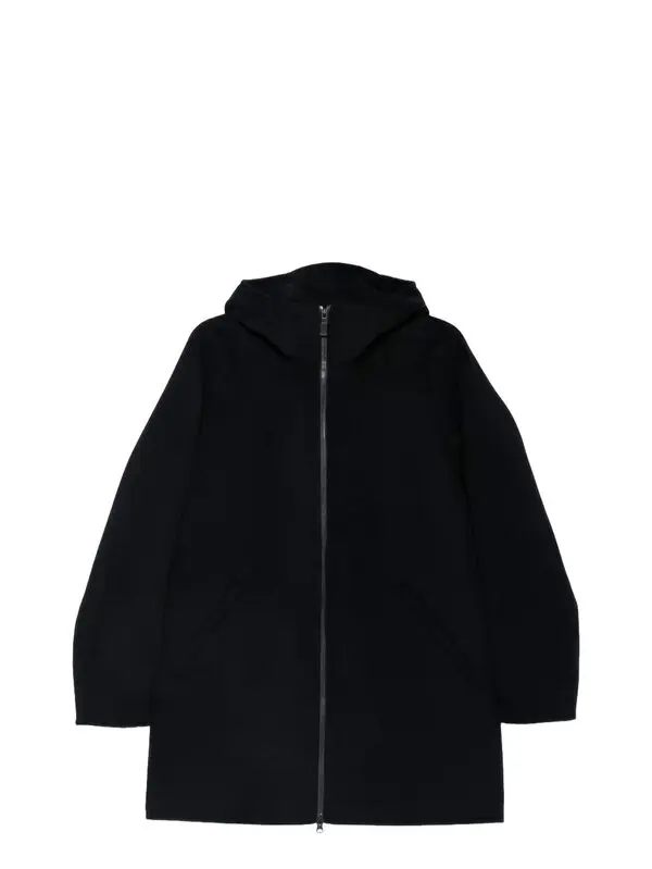 Aspesi Hooded Zip-up Parka - Blue