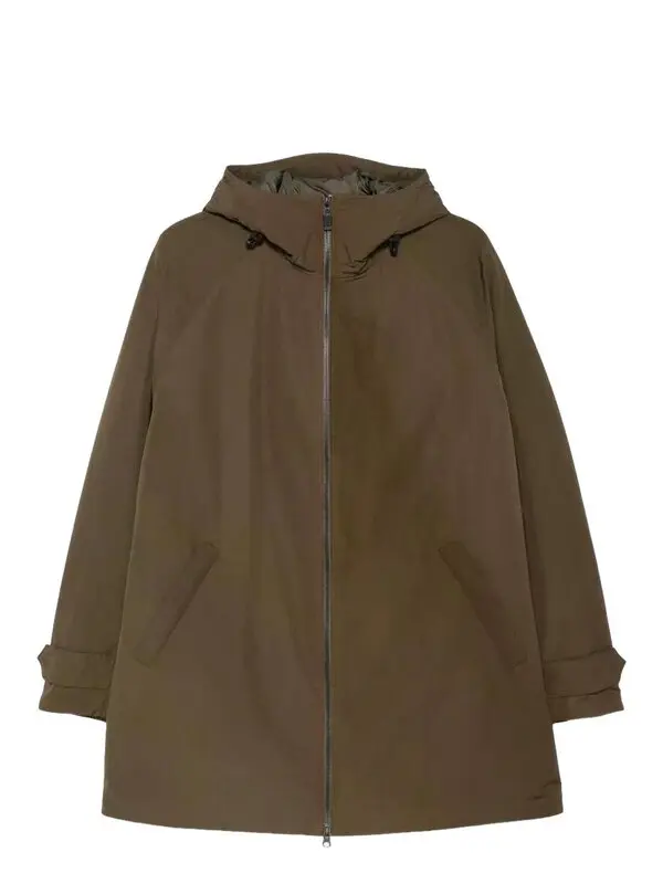 Aspesi Hooded Raglan-sleeve Parka - Green