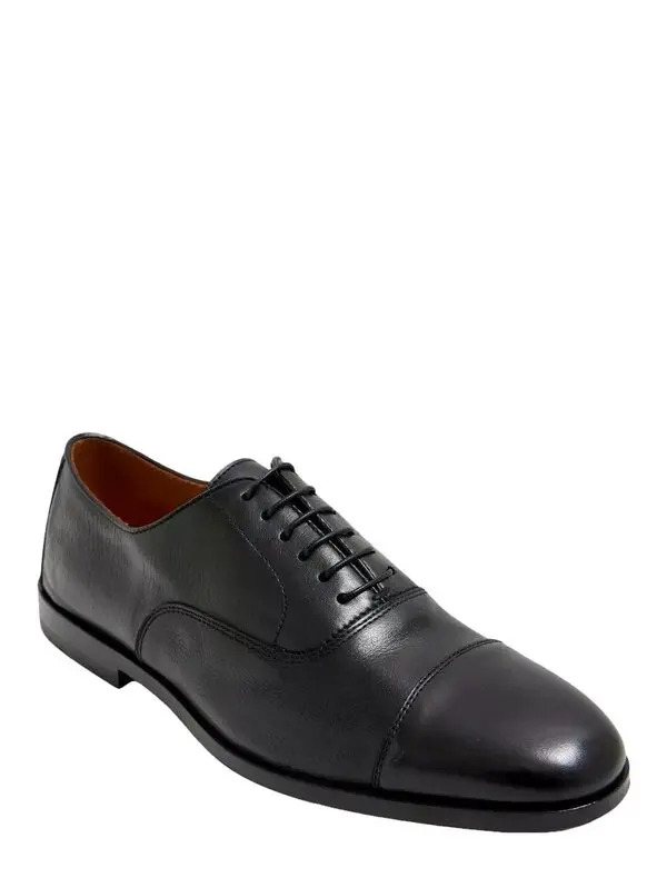 DOUCAL'S Lace-up Oxford Shoes - Black