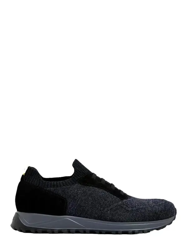 DOUCAL'S Ribbed Panelled Sneakers - Grey