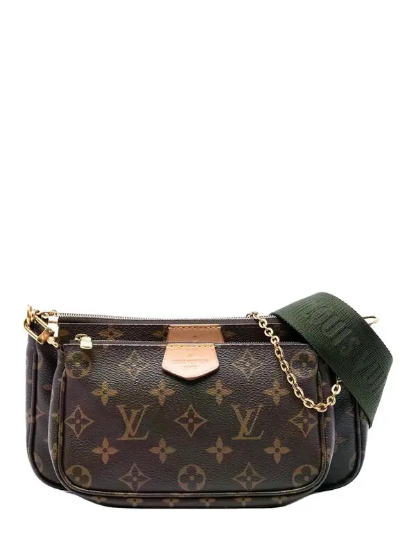 LOUIS VUITTON 2019 Monogram Multi Pochette Accessoires Satchel - Brown
