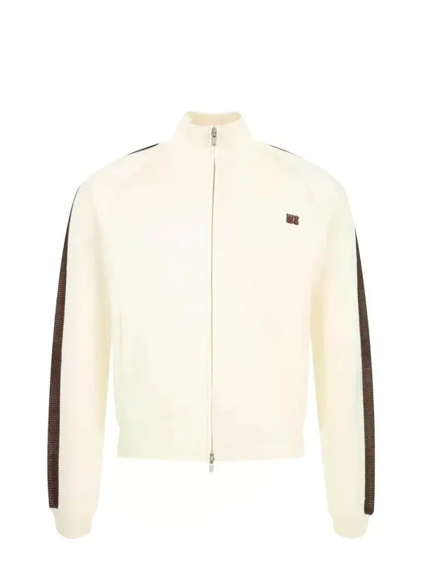 WALES BONNER Tide Logo-patch Sweatshirt - Neutrals