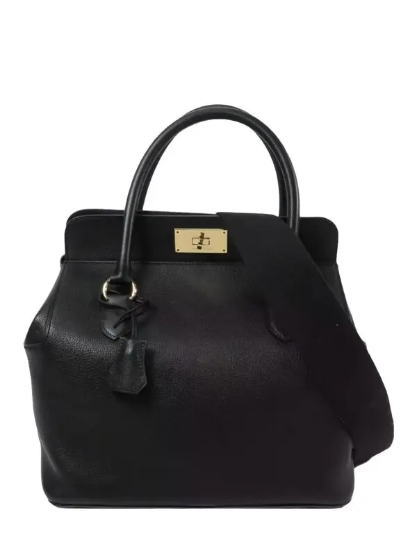 Hermès 26 Toolbox Tote Bag - Black