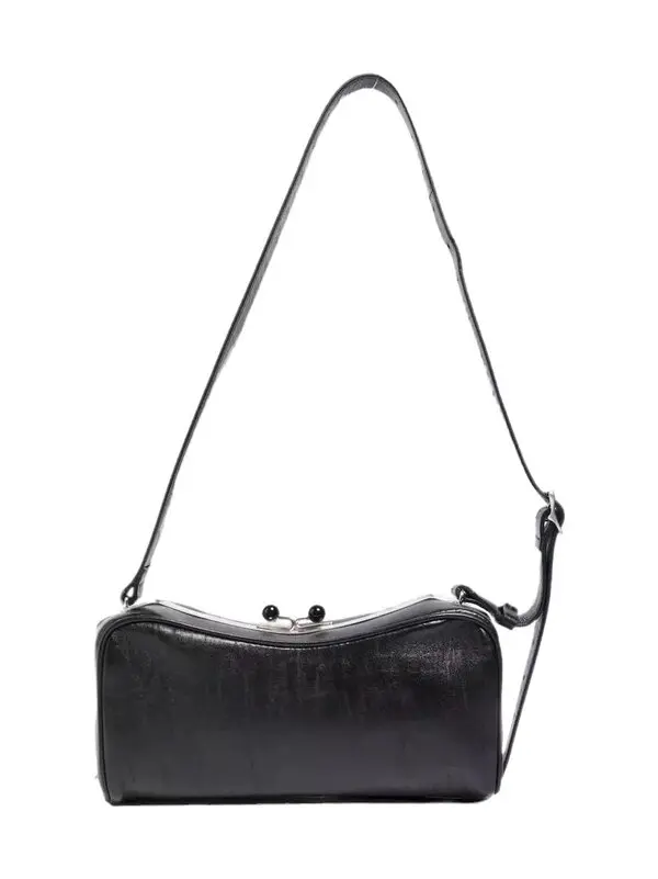ANN DEMEULEMEESTER Metal-frame Shoulder Bag - Black