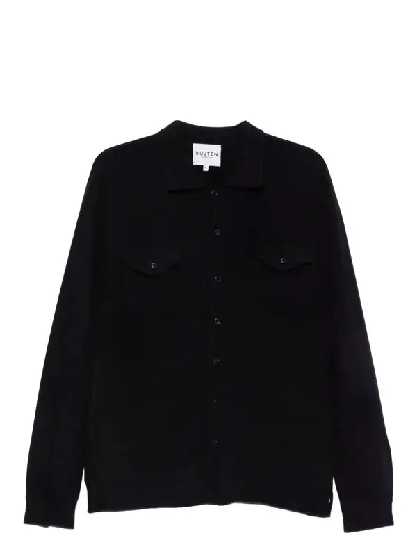 KUJTEN Julius Button-up Cardigan - Blue