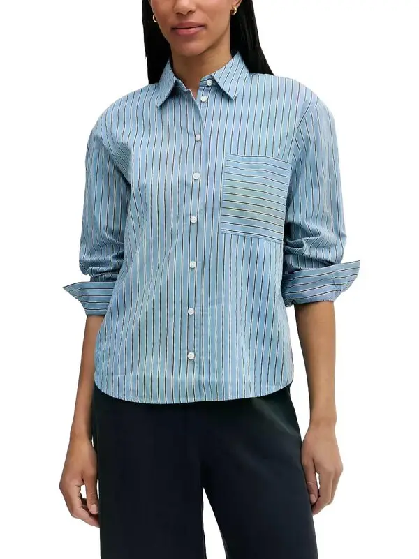 Marc O'polo Vertical-stripe Shirt - Blue