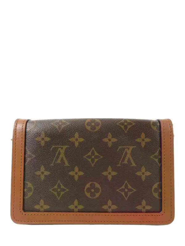 LOUIS VUITTON Dauphine Monogram Reverse Shoulder Bag - Brown