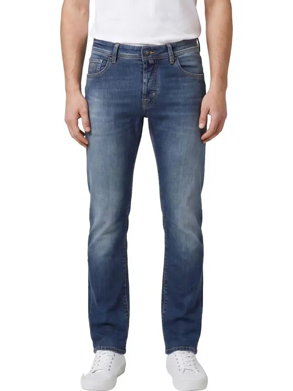 Jacob Cohen Slim Fit 5-pocket Skinny Jeans In Stretch - Denim