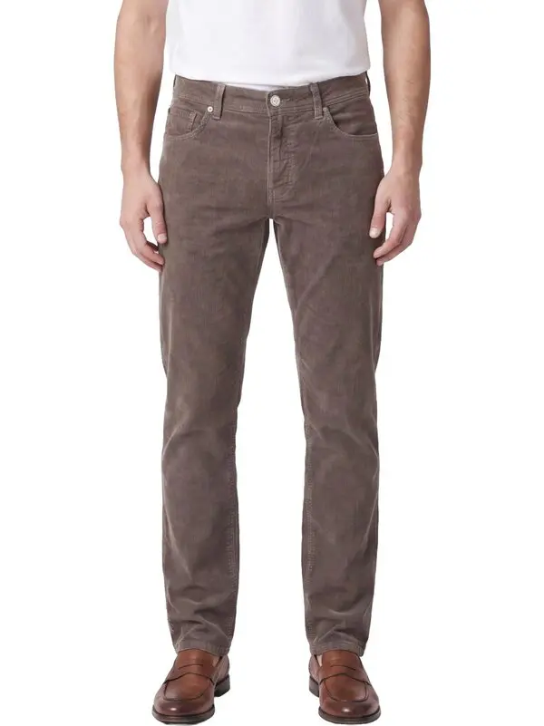 Jacob Cohen Slim Fit Cotton Blend Corduroy Pants - Grey