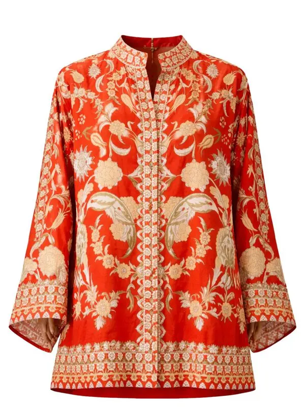 RAISHMA Sapphira Shirt - Orange