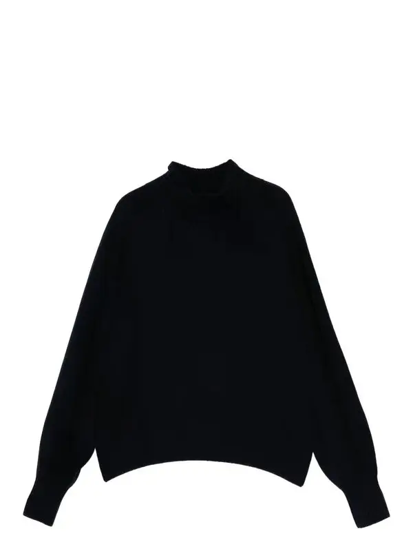 N.peal Funnel-neck Cashmere Sweater - Blue