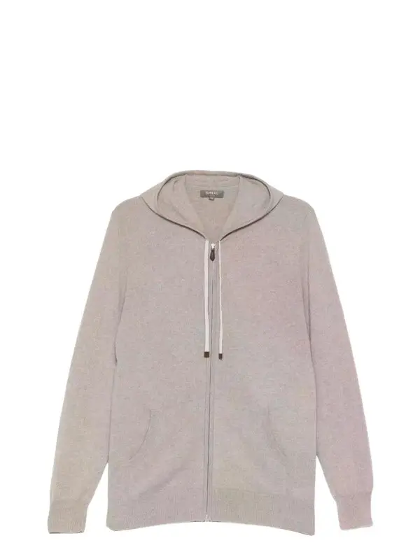 N.peal Ladbroke Zip-up Hoodie - Grey