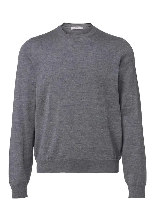 Fendi Wool Sweater - Grey