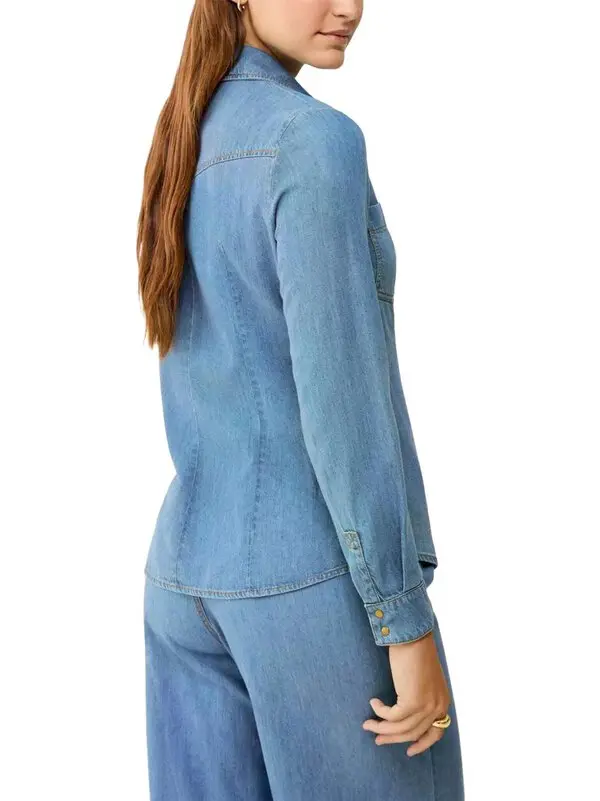 PENNYBLACK Western-style Denim Shirt - Blue
