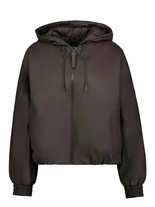 Rains Lohja Hooded Bomber Jacket - Brown