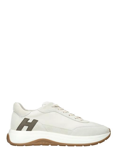 Hogan Allacciato Suede And Leather Trainers - Grey/other