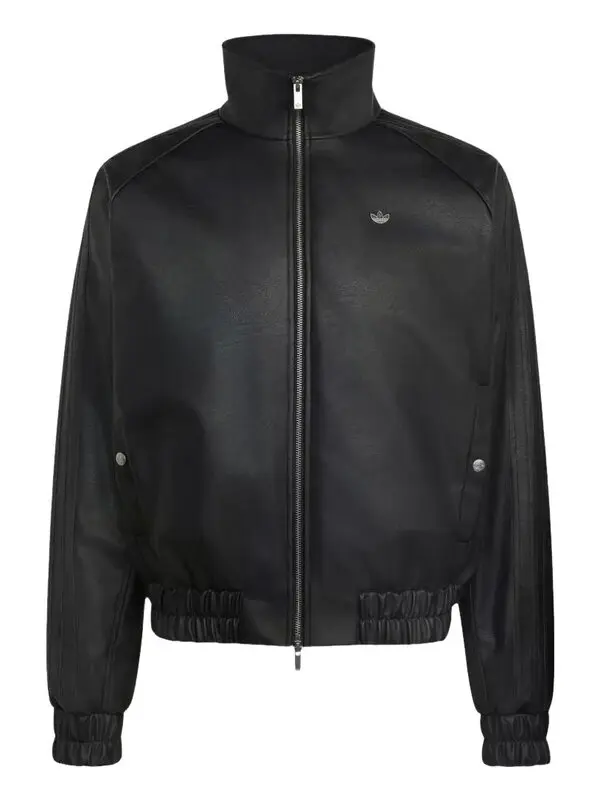 Adidas Studded Logo-patch Jacket - Black