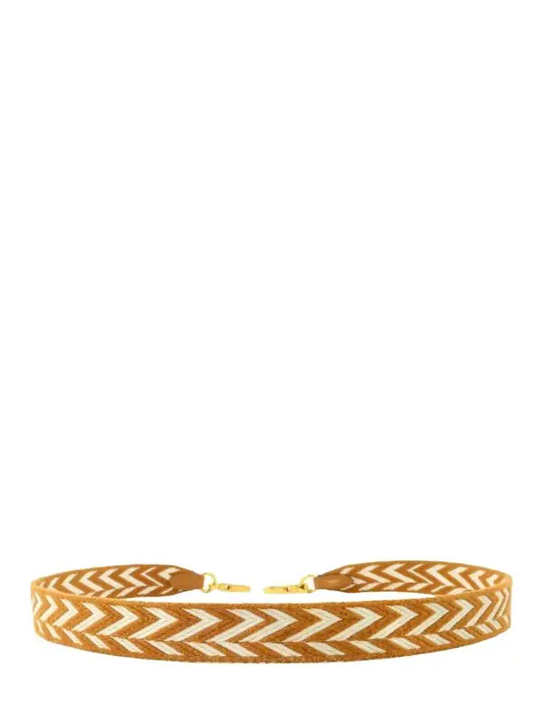 Hermès 2019 Sangle Zigzag Bag Strap - Brown