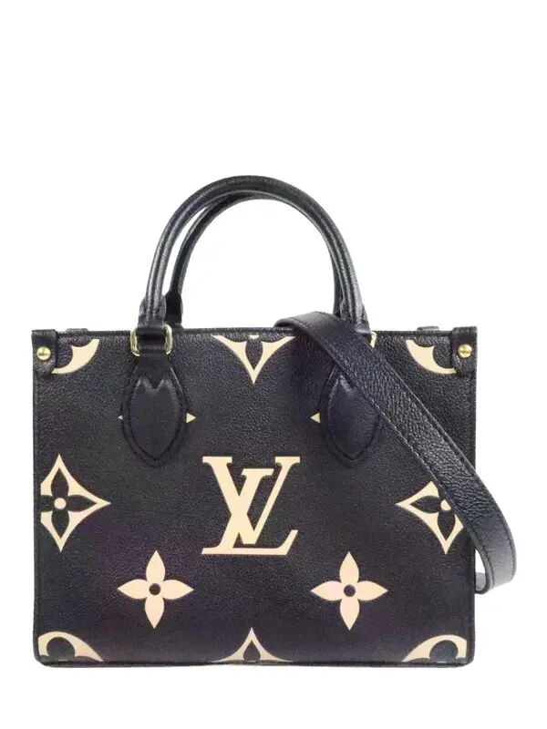 LOUIS VUITTON Monogram Empreinte Onthego Tote Bag - Black