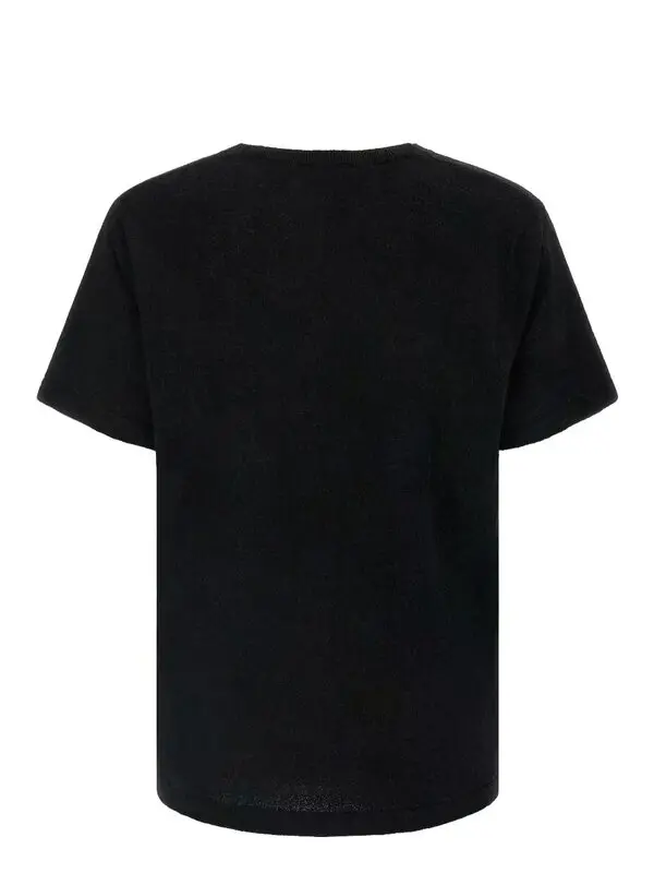 Co Fine-knit T-shirt - Black