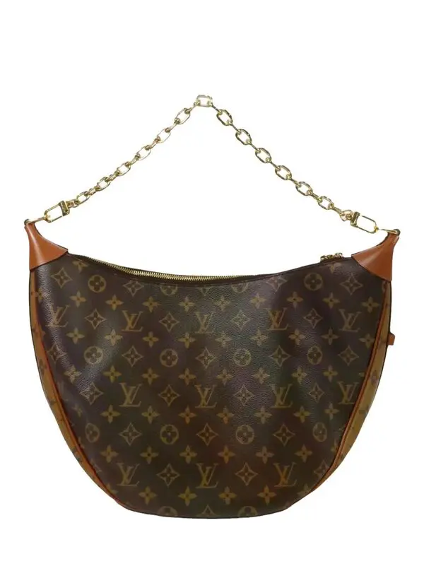 LOUIS VUITTON Monogram Reverse Loop Shoulder Bag - Brown