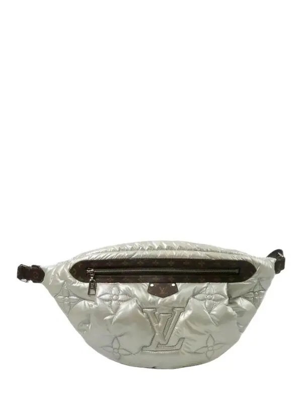 LOUIS VUITTON Maxi Pillow Monogram Belt Bag - Silver