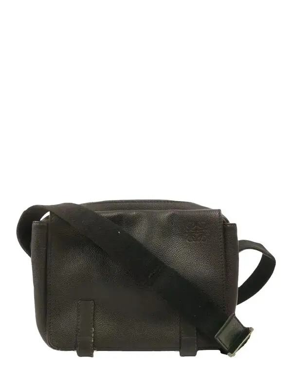 Loewe Xs Military Messenger Shoulder Bag - Black